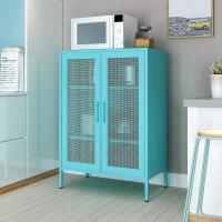 China Steel Metal Sideboard Storage Cabinet Modern Living Room Dining Room 120cm for sale
