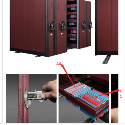 China Knock Down Structure Hanging Folders Mobile Archive System Unfolded for sale