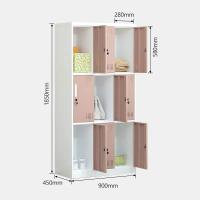 China 9 Door Metal Locker Wardrobe 1850x900x450mm for Gym School Changing Room for sale
