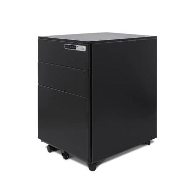 China 3 Drawer Mobile Steel Pedestal Cabinet H650mm W400mm D500mm for Office Storage for sale