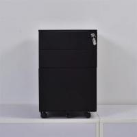 China 3 Drawer Mobile Steel Pedestal Cabinet H650mm W400mm D500mm for Office Storage for sale