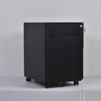 China 3 Drawer Mobile Steel Pedestal Cabinet H650mm W400mm D500mm for Office Storage for sale