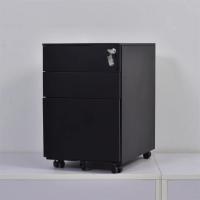 China 3 Drawer Mobile Steel Pedestal Cabinet H650mm W400mm D500mm for Office Storage for sale