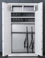 China Steel Gun Cabinet 3 Shelves W1000xD500xH1500mm Customizable Gun Storage Safe for sale