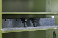 China Metal Double Door Gun Safe Cabinet 3 Shelves Steel Security Locker H1800mm for sale