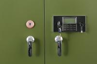 China Metal Double Door Gun Safe Cabinet 3 Shelves Steel Security Locker H1800mm for sale