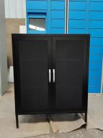 China Home Series 2 Glass Door Steel Storage Cabinet 1020x800x400mm Adjustable Shelf for sale