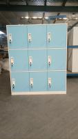 China Half-height Steel Storage Locker Office School Metal Wardrobe for sale