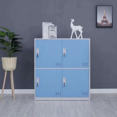 China KEDA Steel Storage Locker 4 6 9 Doors Metal Wardrobe 0.6mm Cold Rolled Steel W900 D400 H900mm for sale