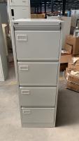 China Modern Office Furniture Vertical 4 Drawer File Cabinet for sale