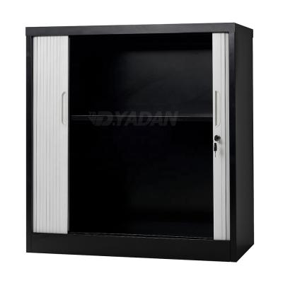 China 0.11 CBM 1090mm Height Steel Tambour Filing Cabinet with 2 Adjustable Shelves for sale