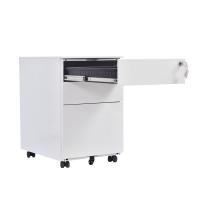 China Steel Mobile 3 Drawer Filing Cabinet for A4 Files 600x390x520mm for sale