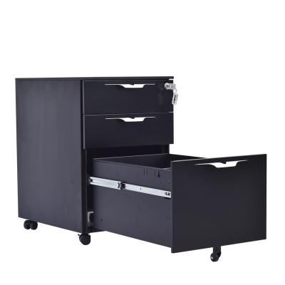 China Steelcase Mobile Pedestal 3 Drawer Filing Cabinet H600mm W390mm D520mm for sale