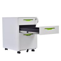 China 0.16 CBM Steel Mobile Pedestal with 3 Drawers 600mm Height Brake Castor for sale