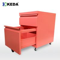 China Fully Assembly 0.13 CBM SGS Metal Mobile Pedestal for sale