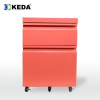 China Fully Assembly 0.13 CBM SGS Metal Mobile Pedestal for sale