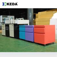 China Fully Assembly 0.13 CBM SGS Metal Mobile Pedestal for sale