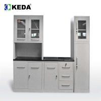 China 0.38 CBM Depth 430mm Kitchen Steel Kitchen Cabinet for sale