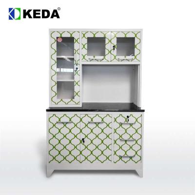 China 0.4 CBM 430mm Depth Stainless Steel Kitchen Storage Cabinets 2295mm Width for sale