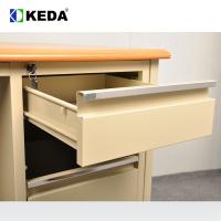 China Executive Office Desk 2000x600x750mm Steel MDF Commercial Furniture for sale