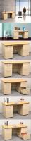 China I Shaped 0.6mm 1600mm Length Modern Office Table for sale