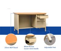 China Modern Executive Folding Office Desk 1200x600x750mm Cold Rolled Steel for sale