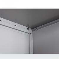China 0.135 CBM 2 Door Steel Filing Cabinet 900x400x1850mm Modern Office Storage for sale
