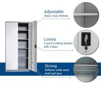China Depth 400mm 2 Door File Cabinet for sale