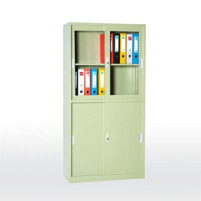 China Cold Rolled Steel File Cabinet KD-041 Adjustable Shelves RAL Color 900x400x1850mm for sale