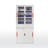 China KD-041 Metal File Cabinet 12mm Shelf Edge 0.4mm Plate W900 D400 H1850mm for sale