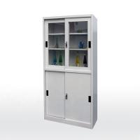 China 45kg Bearing Capacity 20mm Shelf Edge Steel Filing Cabinet W900 D400 H1850mm for sale