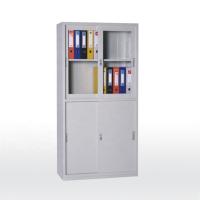 China KD-041 Steel Filing Cabinet with Glass Door 900x400x1850mm Cold Rolled Steel for sale