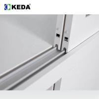 China Sliding Glass Door Metal Filing Cabinet 900x400x1850mm 40kg Capacity for sale