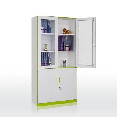 China Glass Door H185cm W90cm Stylish Filing Cabinets for sale