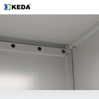 China 45Kgs Loading Capacity Steel File Rack Cupboard with Sliding Glass Doors W900xD400xH1850mm for sale