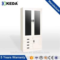 China Glass Door 0.6mm 1850mm High Metal Filing Cupboard for sale