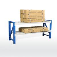 China Cold Steel Warehouse Shelf 0.280 CBM H900mm Light Duty Pallet Rack KD-078 for sale