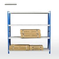 China Heavy Duty 4 Tier Warehouse Storage Shelf 2000x600x2000mm Cold Rolled Steel for sale