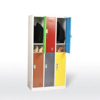 China 0.157 CBM 45kgs Bearing Capacity 6 Door Steel Locker W900xD450xH1850mm for sale