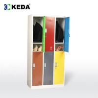 China 0.157 CBM 45kgs Bearing Capacity 6 Door Steel Locker W900xD450xH1850mm for sale