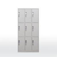 China Steel Storage Locker 9 Door W900xD450xH1850mm 53kg Cold Rolled Steel for sale