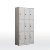 China Steel Storage Locker 9 Door W900xD450xH1850mm 53kg Cold Rolled Steel for sale