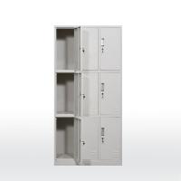 China Steel Storage Locker 9 Door W900xD450xH1850mm 53kg Cold Rolled Steel for sale