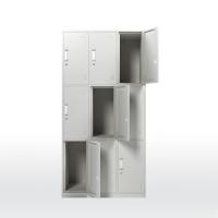 China Steel Storage Locker 9 Door W900xD450xH1850mm 53kg Cold Rolled Steel for sale