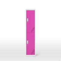 China 380mm Width 0.054 CBM 2 Compartment Steel Locker for sale