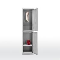 China 380mm Width 0.054 CBM 2 Compartment Steel Locker for sale