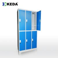 China Cold Rolled Steel 6 Tier Storage Locker 900x450x1850mm 45kgs Capacity for sale