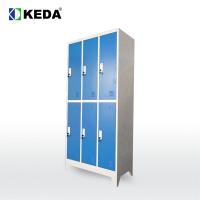 China Cold Rolled Steel 6 Tier Storage Locker 900x450x1850mm 45kgs Capacity for sale