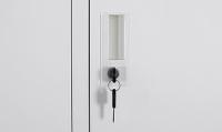 China 5 Tier Steel School Locker 0.9mm 450mm Depth Middle High Storage for sale