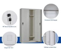 China 1200mm Wide 0.194 CBM Metal Wardrobe Cabinet for sale